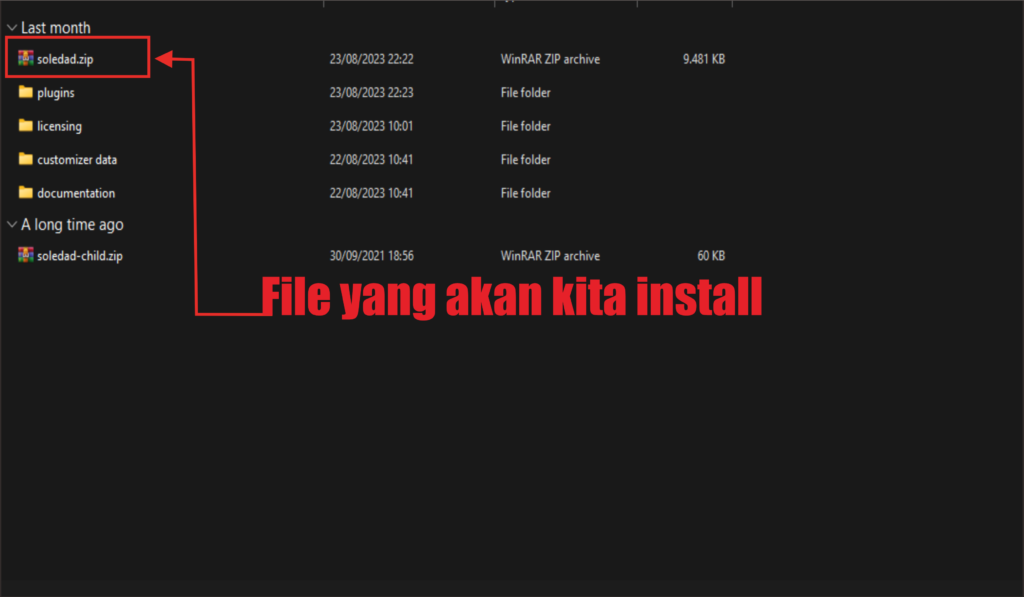 Berikut Ini Tutorial Cara Install Theme Soledad